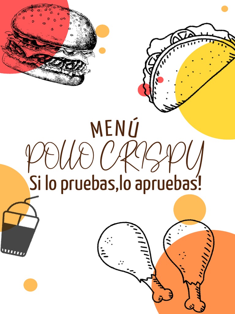 Menú Pollo Crispy y Precios | PDF