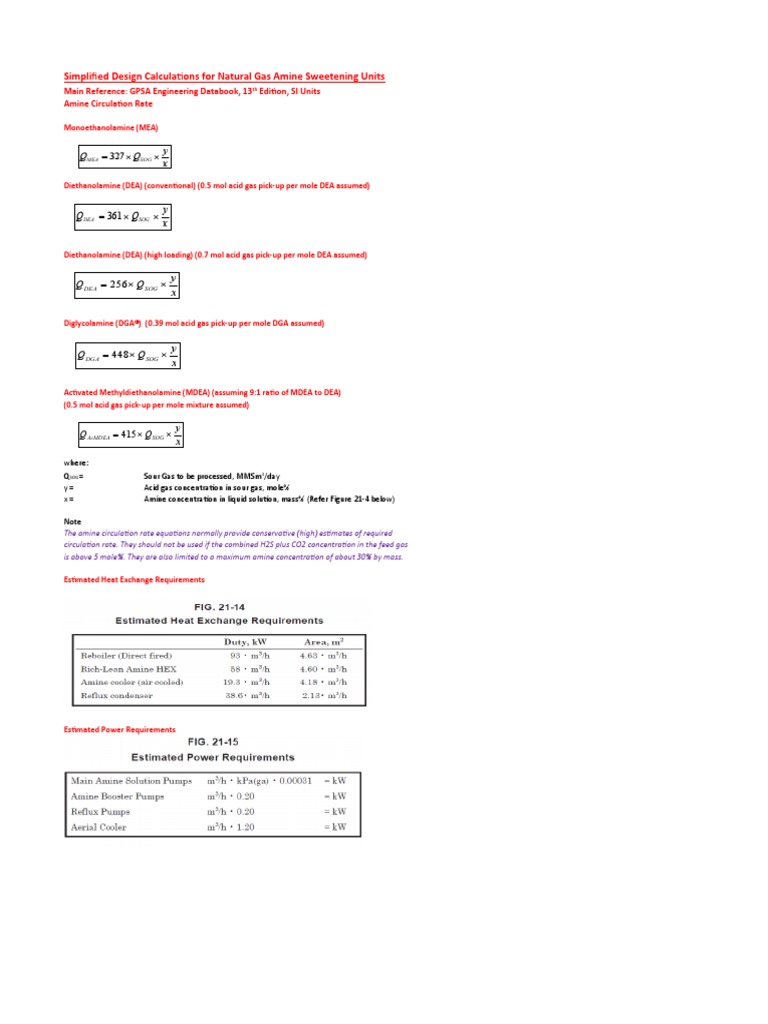 Amine Sweetening Unit | PDF | Applied And Interdisciplinary Physics | Mechanical Engineering