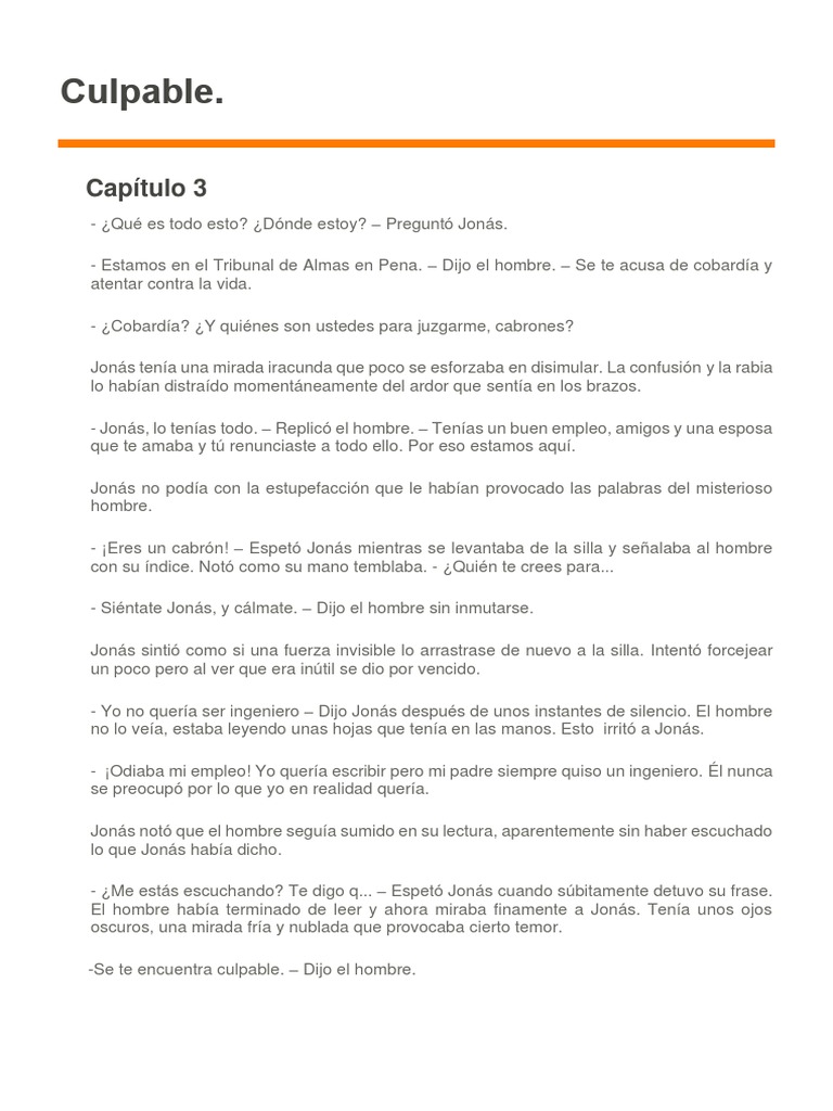 Culpable - Cap 3 | PDF