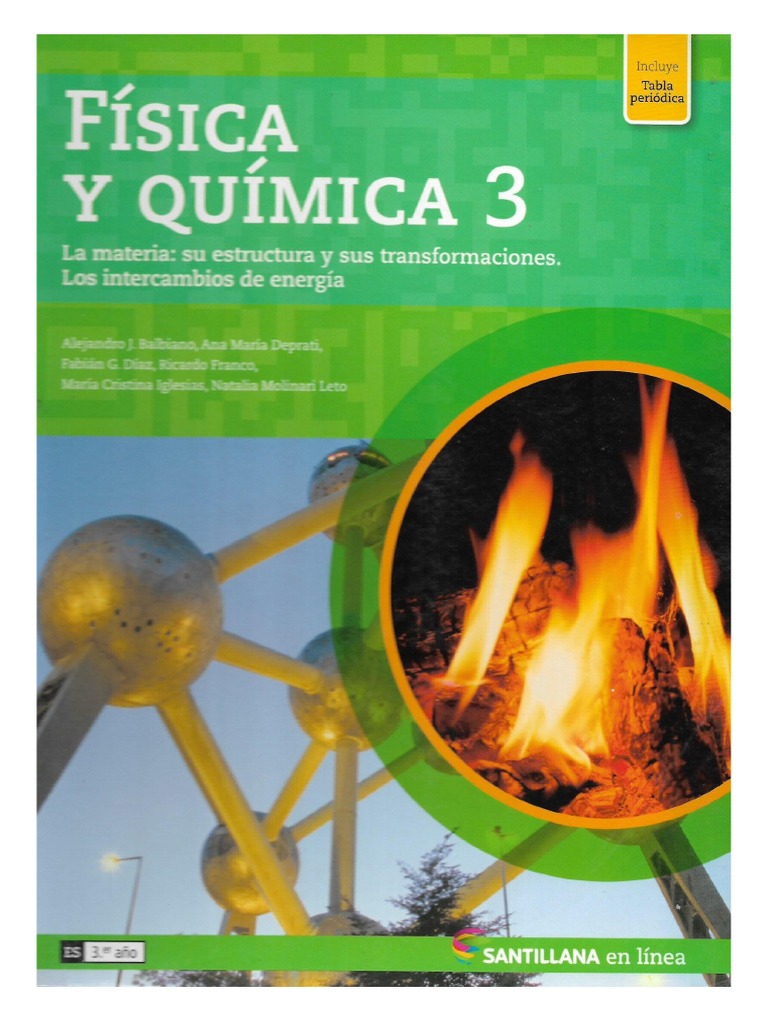 Fisico Quimica 3 Santillana Verde | PDF