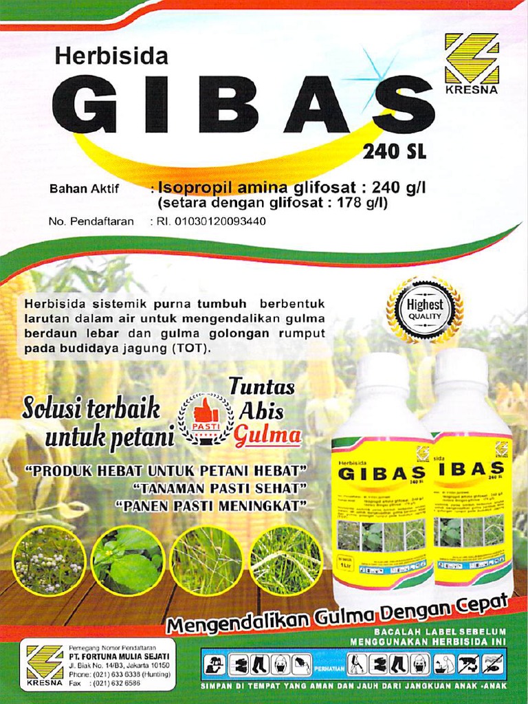 Brosur Gibas 240 SL | PDF