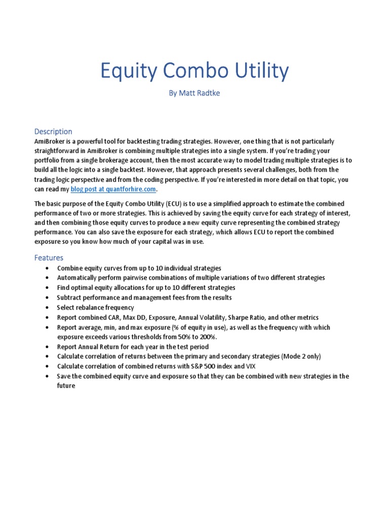EquityComboUtility Documentation v3 | Download Free PDF | Sharpe Ratio ... EquityComboUtility Documentation v3 | Download Free PDF | Sharpe Ratio ...