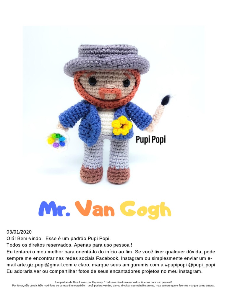 Patron Vicent Van Gogh - PDF Versión 1 | PDF