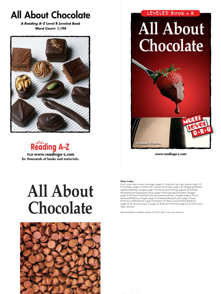 All About Chocolate R Book | PDF | Chocolate | Cocoa Bean