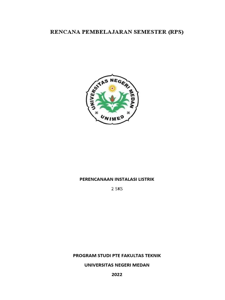 Rencana Pembelajaran Instalasi Listrik | PDF