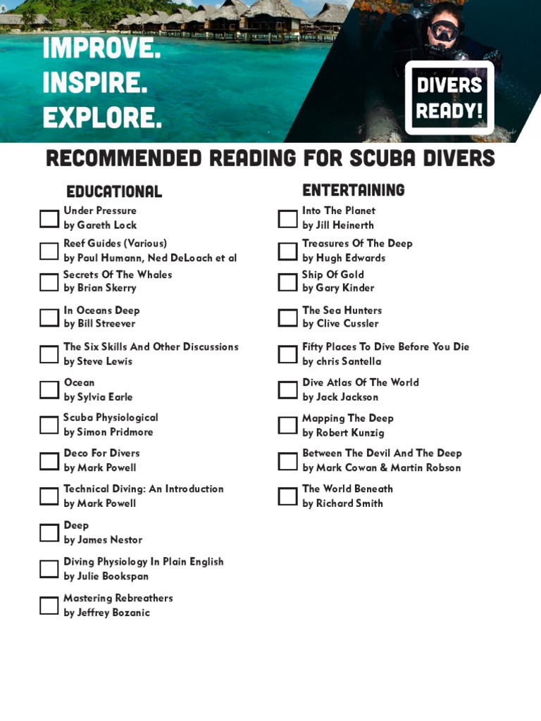 Recommended Scuba Reading List | PDF