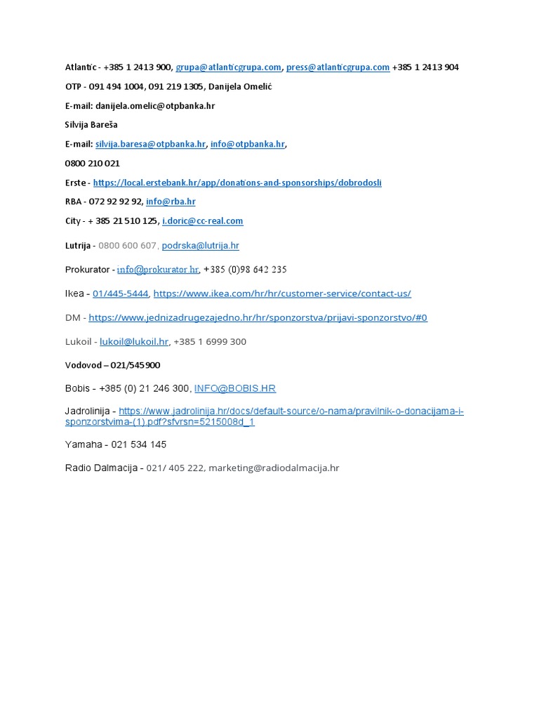 Sponzori | PDF