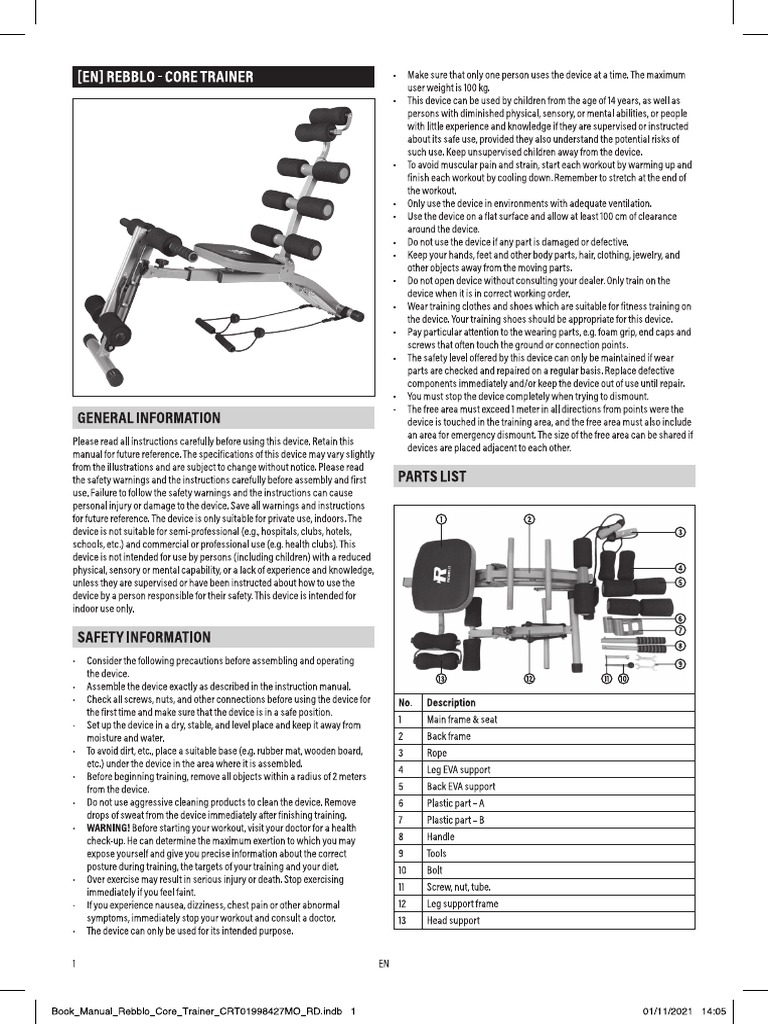 Core Trainer 3012527 | PDF
