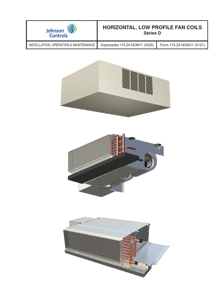 115.24-NOM11 (0121) FH Series D IOM | PDF | Duct (Flow) | Soldering