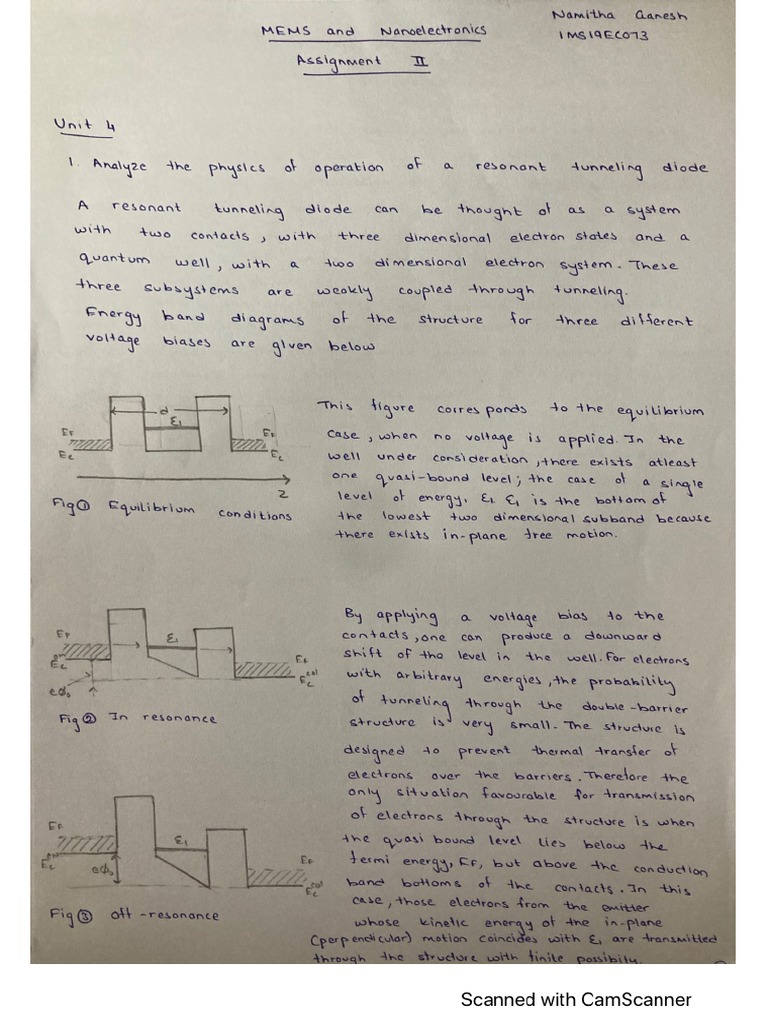 MEMS Assignment | PDF