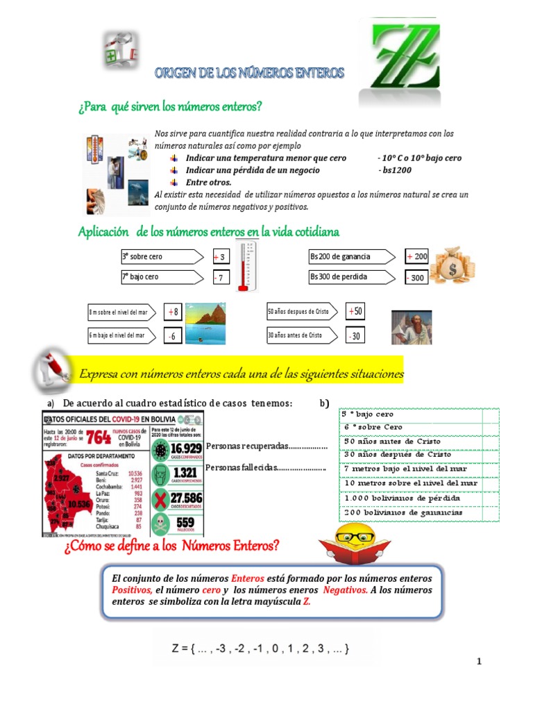 Numeros Enteros | PDF