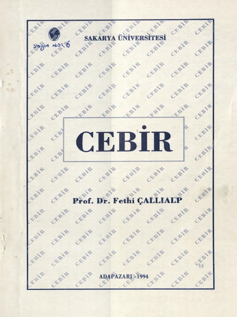 Cebir | PDF