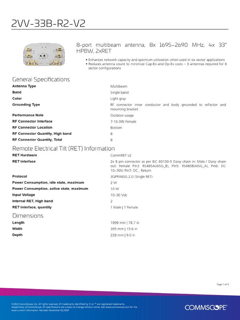 2VV-33B-R2-V2: Page 1 of 5 | PDF