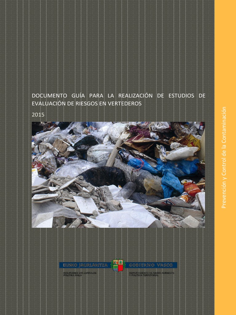 Guía para La Realización de Estudios de Evaluación de Riesgos en Vertederos | PDF