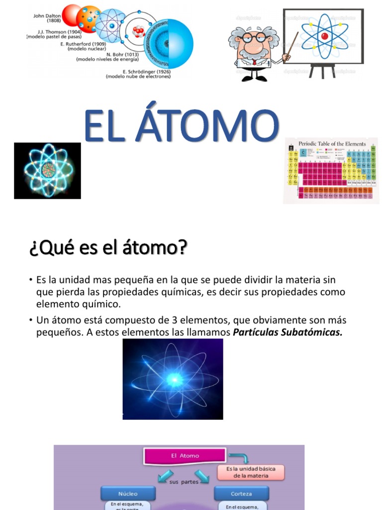 Estructura y características del átomo | PDF
