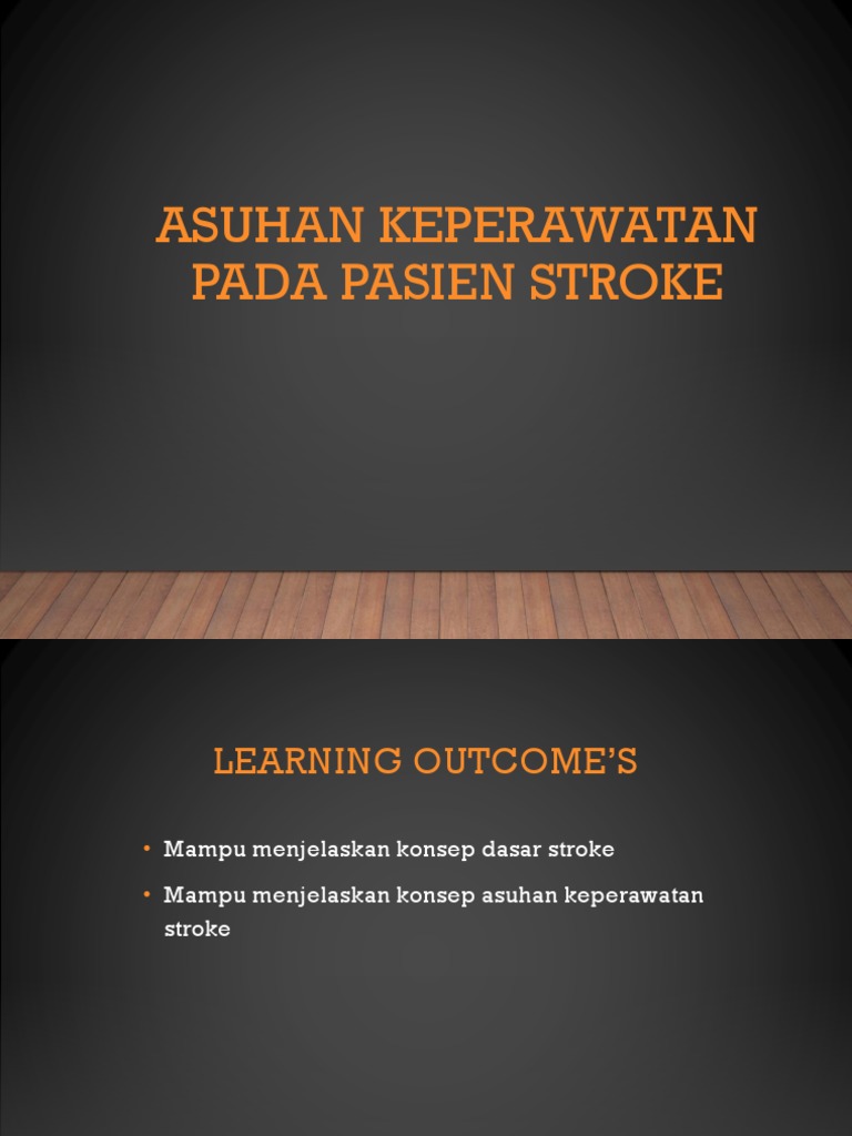 Askep Stroke 2023 | PDF