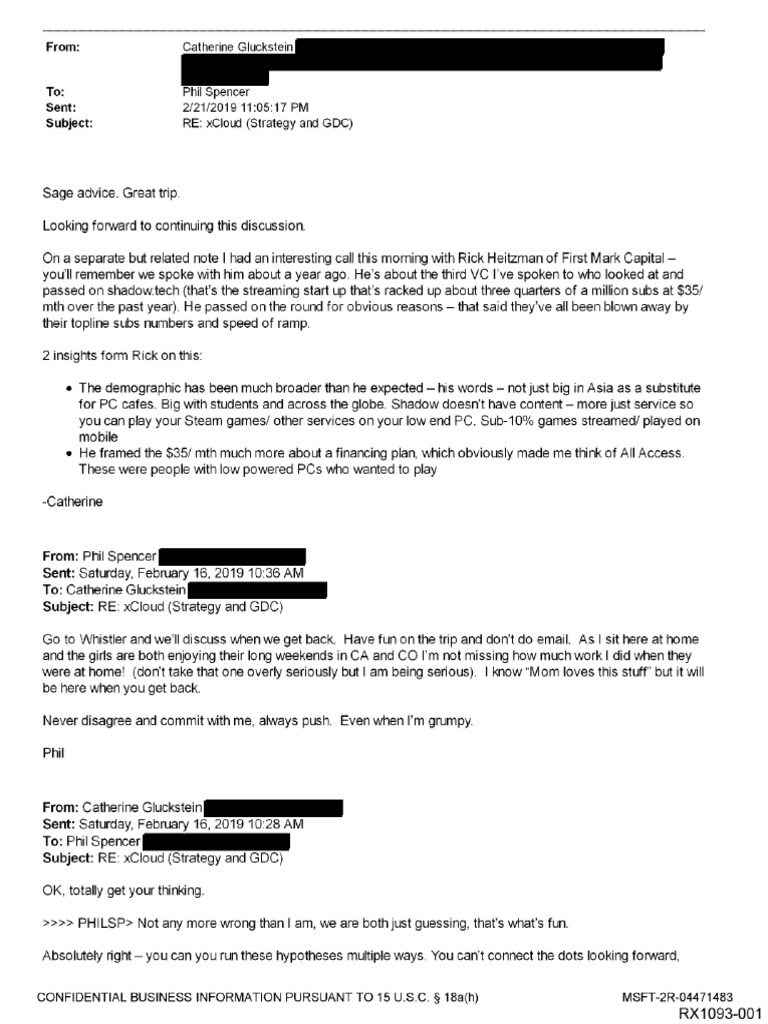 Microsoft 'Gold Toilet' Emails | PDF