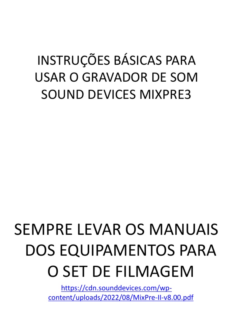 Tutorial Mixpre 3 | PDF | Equipamento de escritório | Arquitetura de ... Tutorial Mixpre 3 | PDF | Equipamento de escritório | Arquitetura de ...