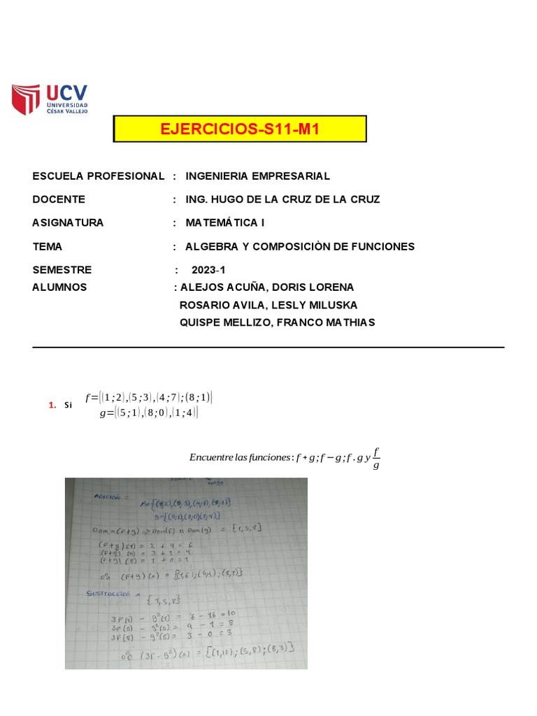 Ejercicios S11 M1 23 1 | PDF