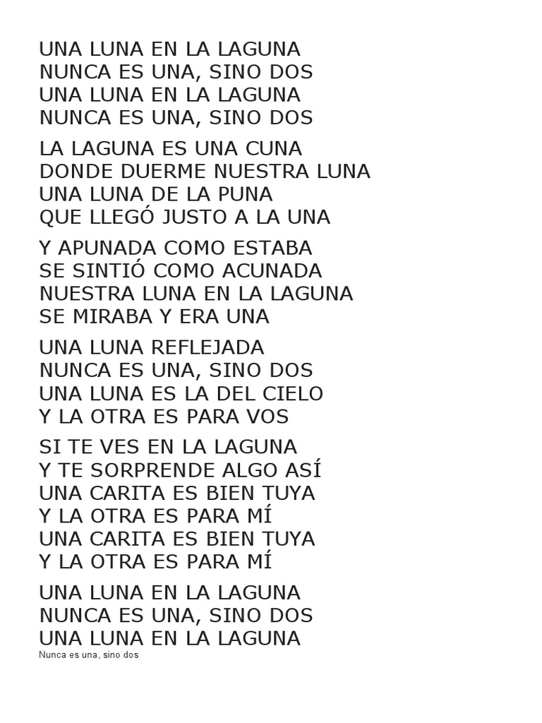 Una Luna en La Laguna | PDF
