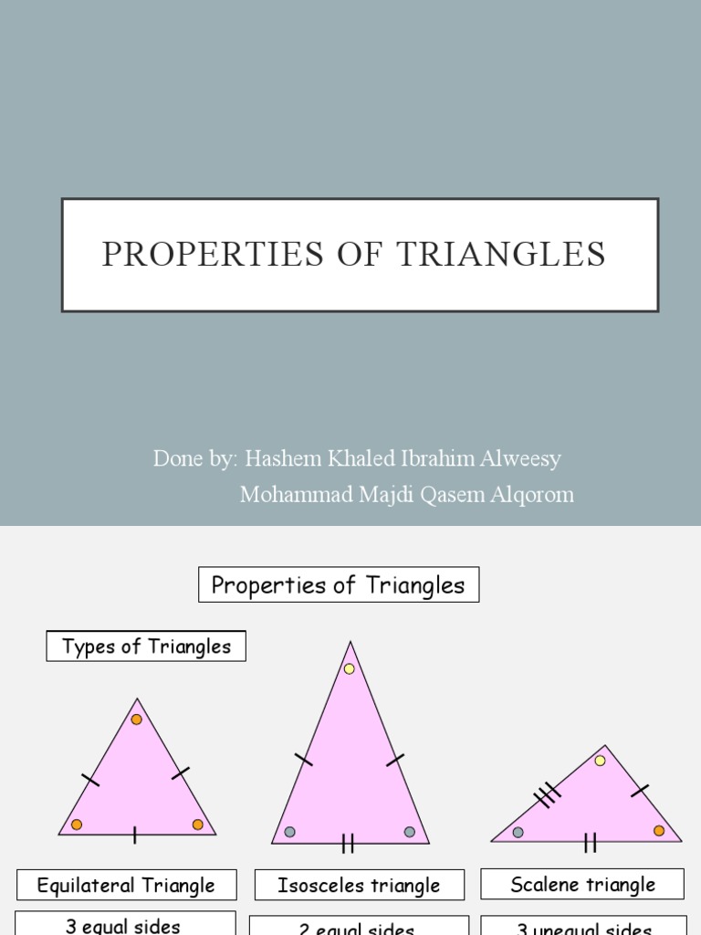 Properties - of - Triangles Hashim | PDF