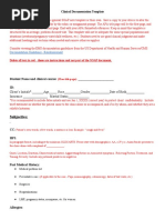 Sample Documents For Medical Scribe | PDF | Knee | Osteoarthritis