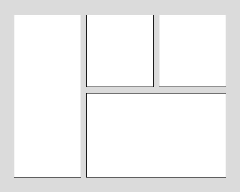 Blank 4 Panel Grid Comic Strip | PDF