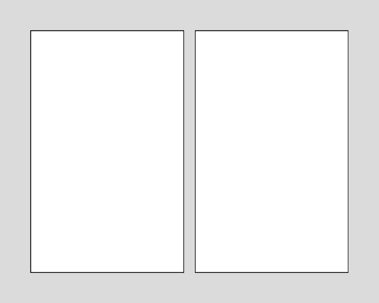 Blank 2 Panel Portraits Comic Strip | PDF