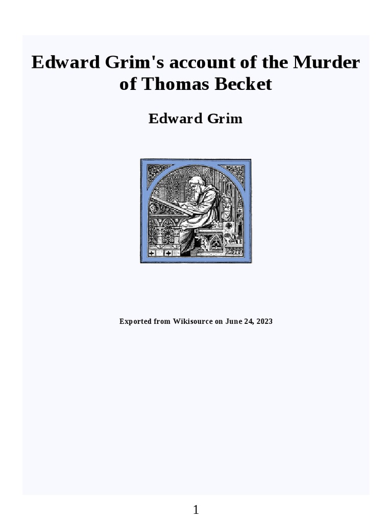 Edward_Grim's_account_of_the_Murder_of_Thomas_Becket | PDF