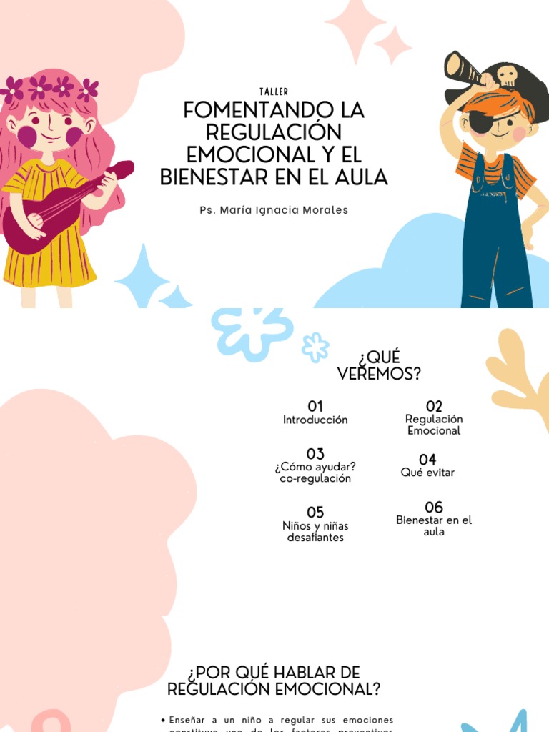 Regulación Emocional en el Aula | PDF | Las emociones | Autorregulación ...