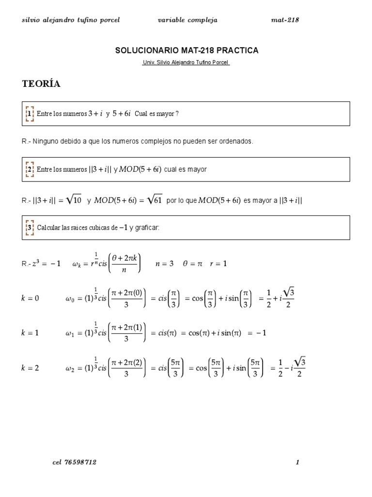 Solucionario PRACTICA1 | PDF