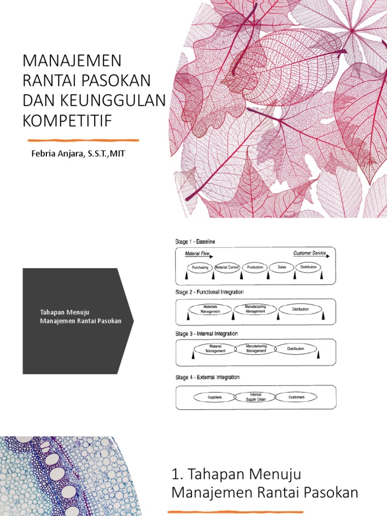 Manajemen Rantai Pasokan Dan Keunggulan Kompetitif | PDF | Pengelolaan Keuangan & Uang | Komputer