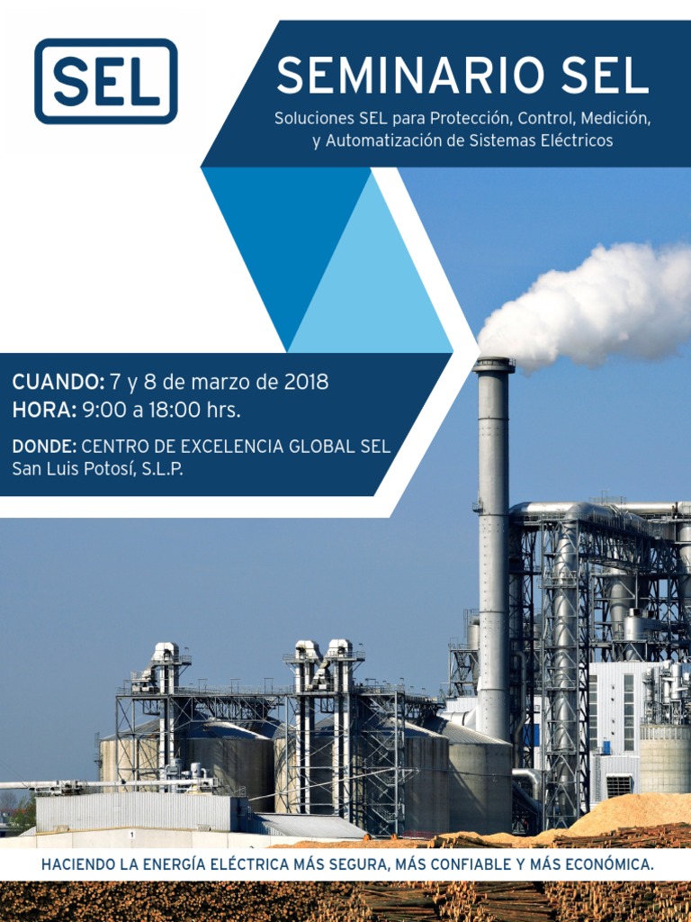 Seminario SEL en San Luis Potosí | PDF | Ingenieria Eléctrica ...
