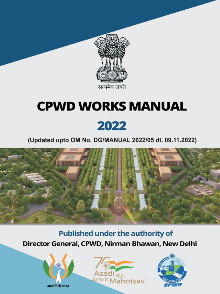 CPWD Works Manual 2022 13122022 | PDF