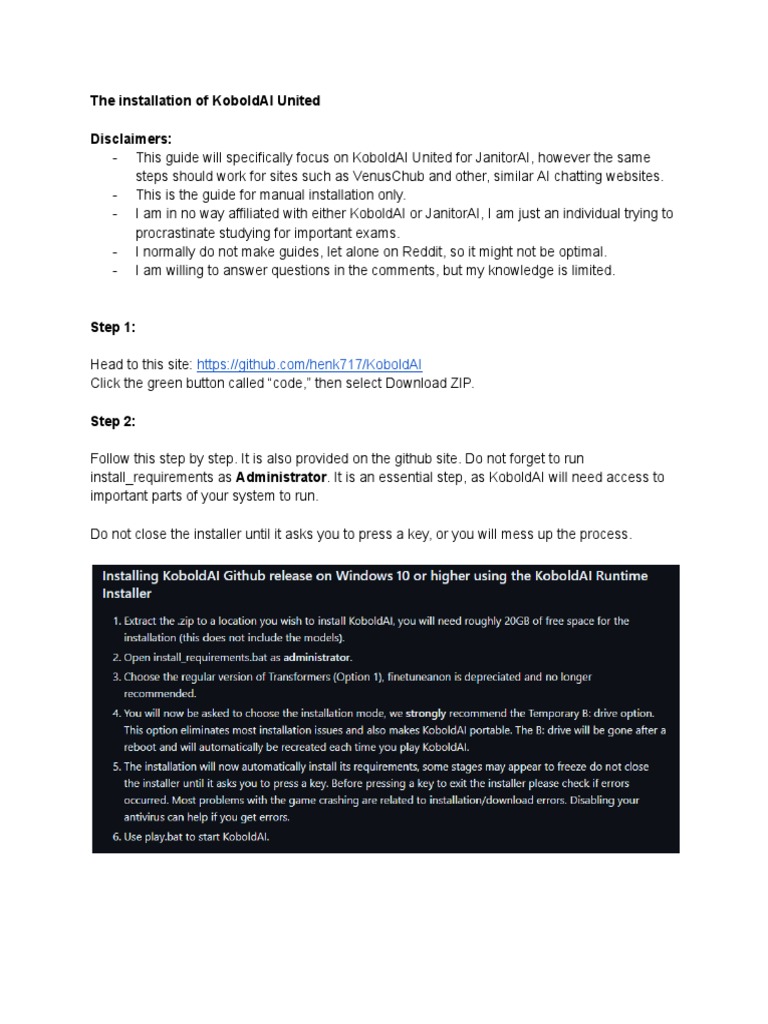 KoboldAI Guide by Kimaii | PDF | Graphics Processing Unit | Computer Hardware
