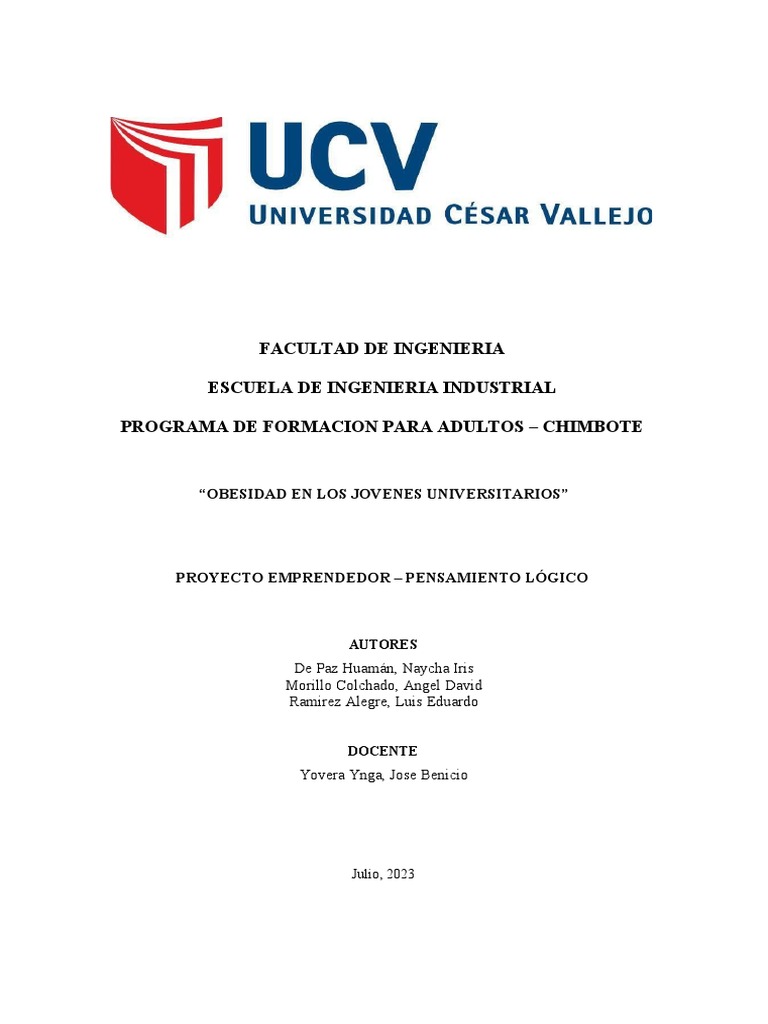 Estructura - Proyecto Emprendedor - Final | PDF