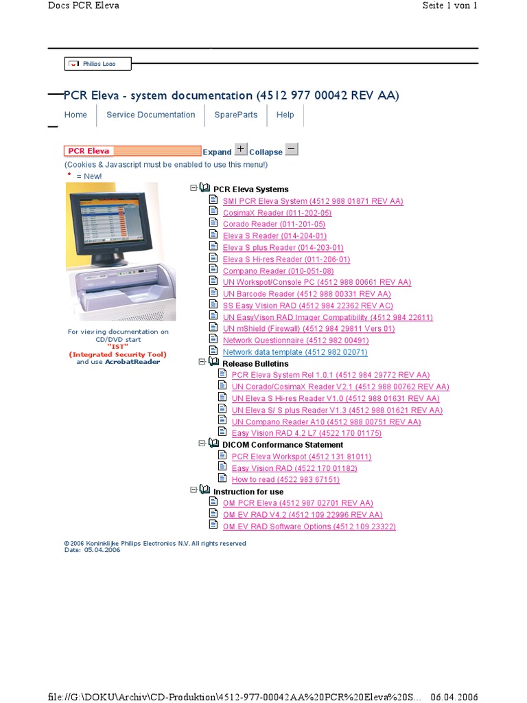 PCR Eleva System User Documentation | PDF | Computer Science | Computer ...
