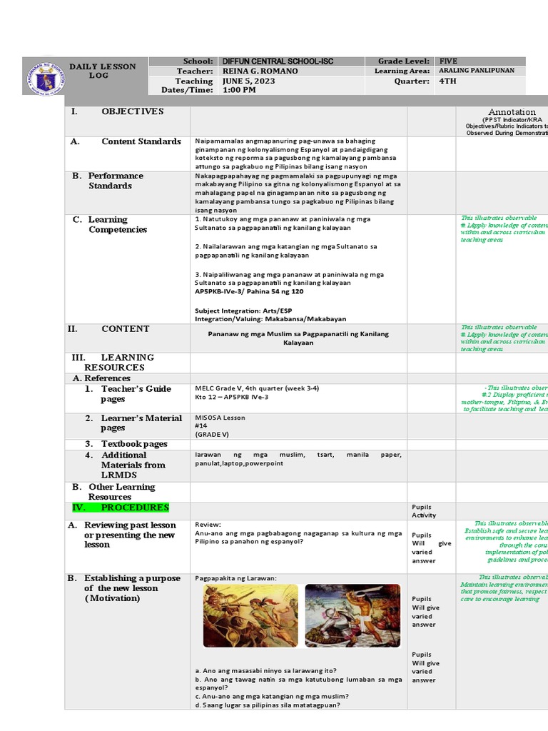 AP 4th QtrPananaw at Paniniwala NG Mga Muslim WEEK 3 4 | PDF