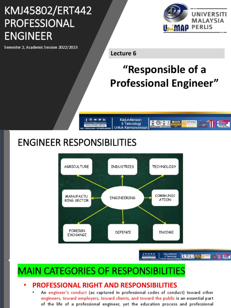 Responsibilities of A Professional Engineer | PDF | Whistleblower | Engineer