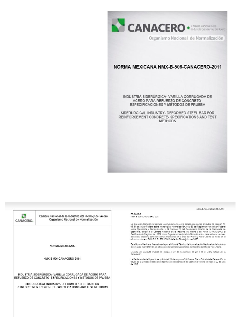 NMX-B-506 Acero y Metodos de Prueba | PDF