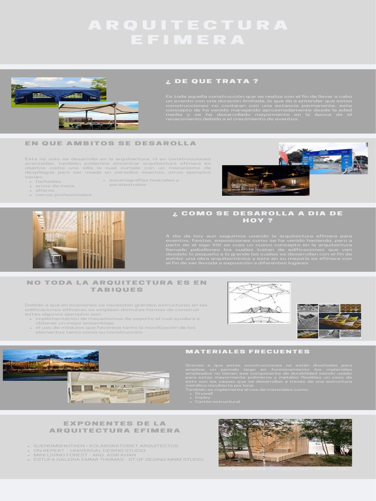 Arquitectura Efimera | PDF | Estética