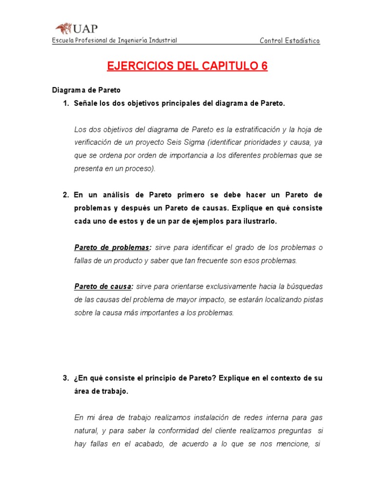 Solucion Ejercicios de Control Capitulos 6 | PDF | Estadísticas | Análisis de regresión