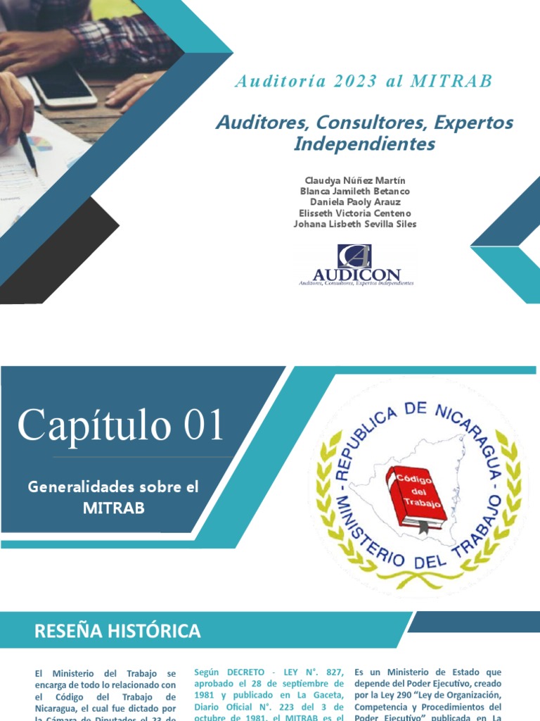 Auditoría 2023 del MITRAB | PDF | Auditoría | Derecho laboral