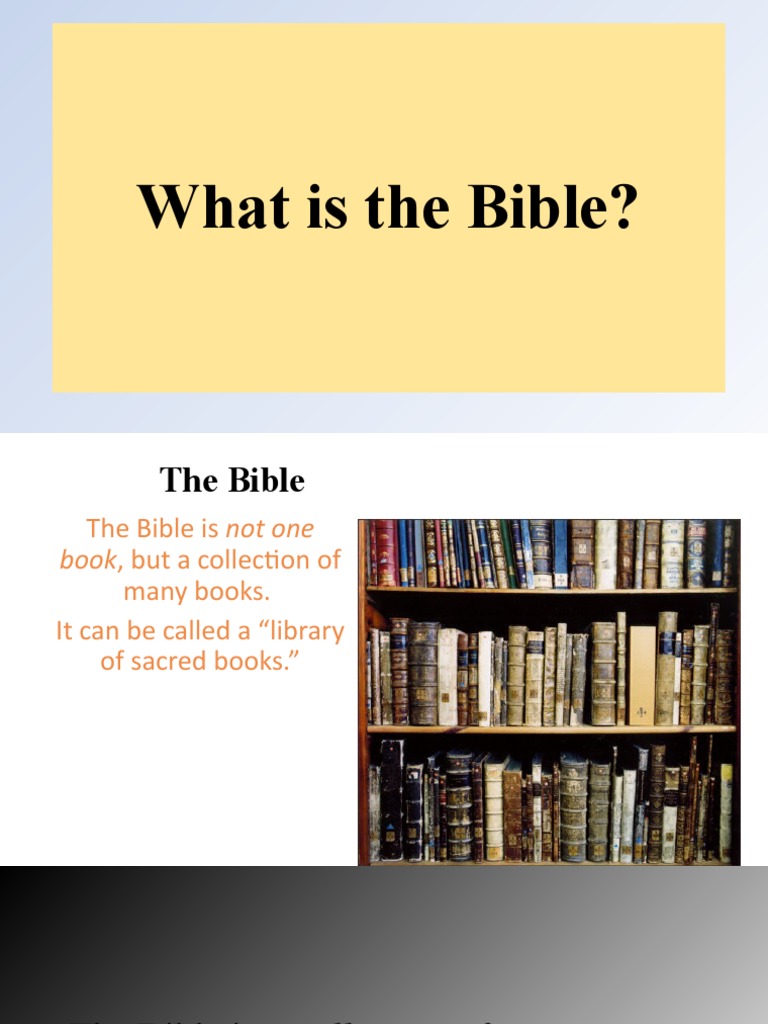 Bible Slides 1-85 210623 | PDF | Biblical Canon | Bible