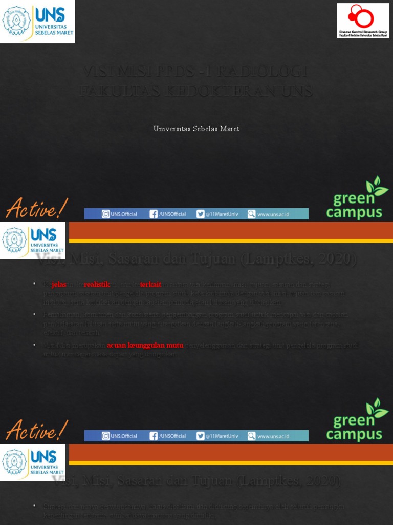 Visi Misi FK Radiologi FK Uns | PDF