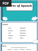 Parts of Speech Flash Cards PDF | PDF | Noun | Adverb