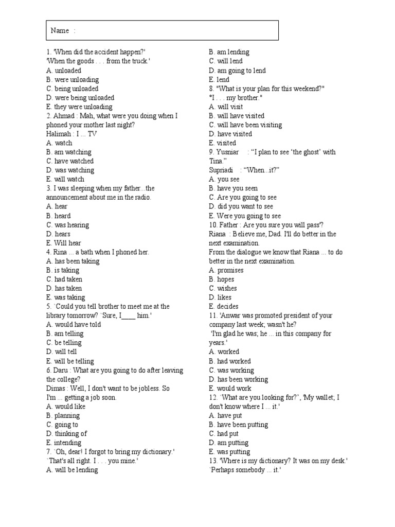 English Grammar Practice Quiz | PDF | Adverb | Human Communication