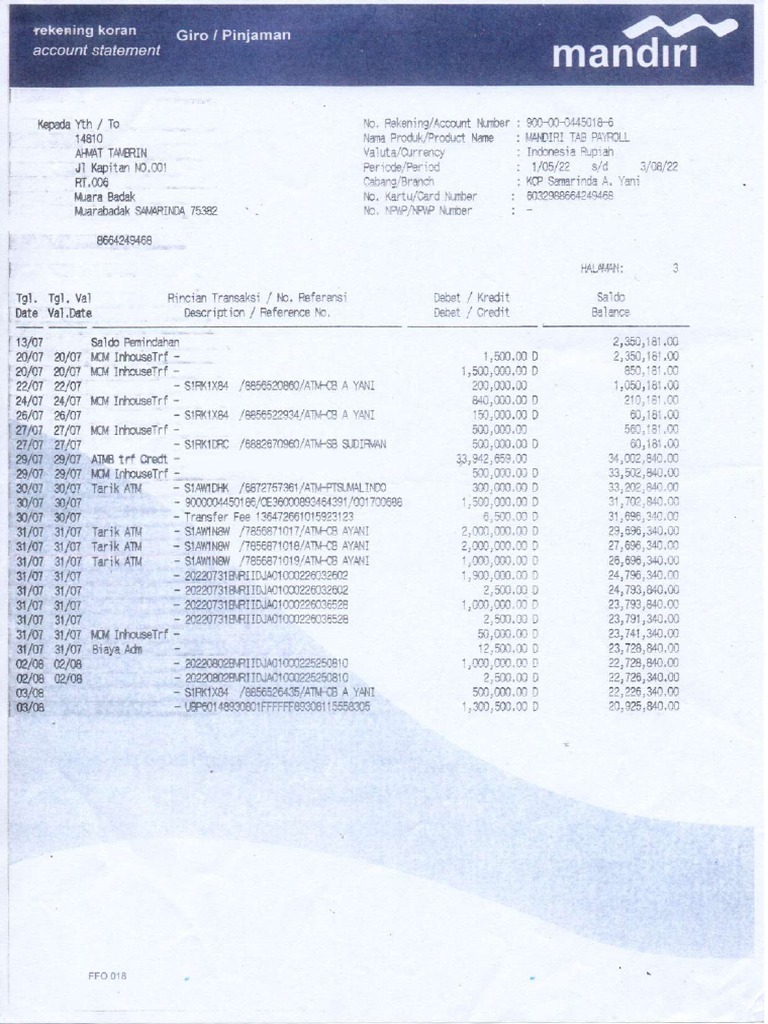 REK KORAN Hal 3 | PDF
