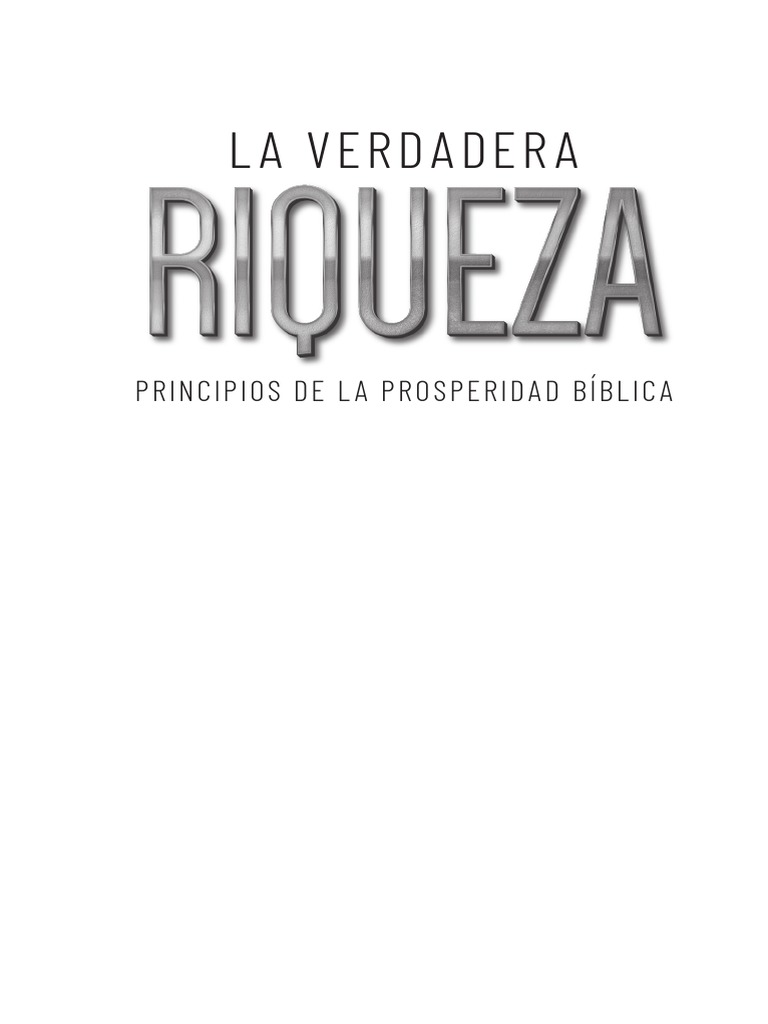 La Verdadera Riqueza | PDF