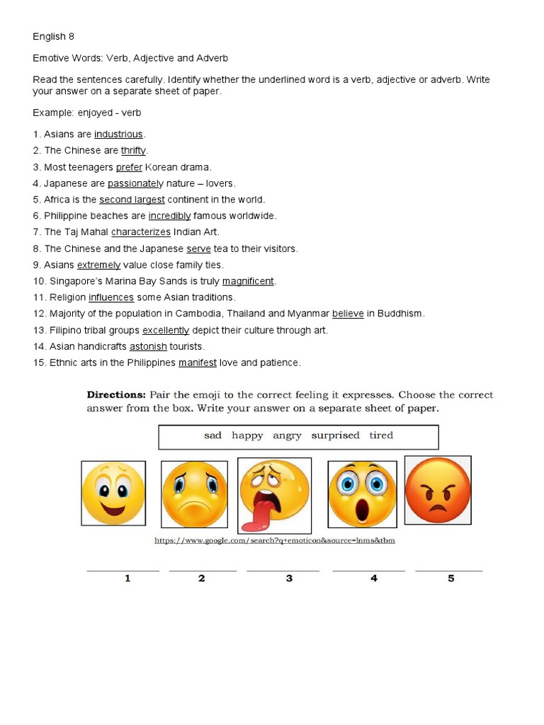 Emotive Language in English 8 | PDF | Career & Growth | Foreign ...